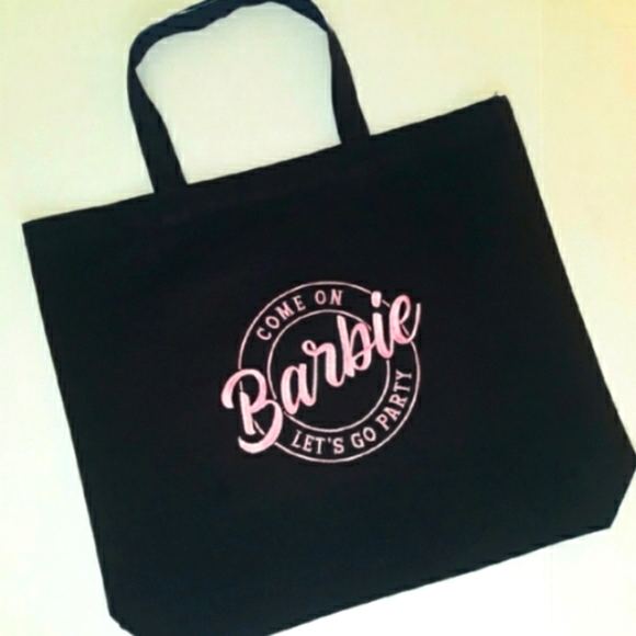Barbie | Bags | New Barbie Embroidered Canvas Tote | Poshmark